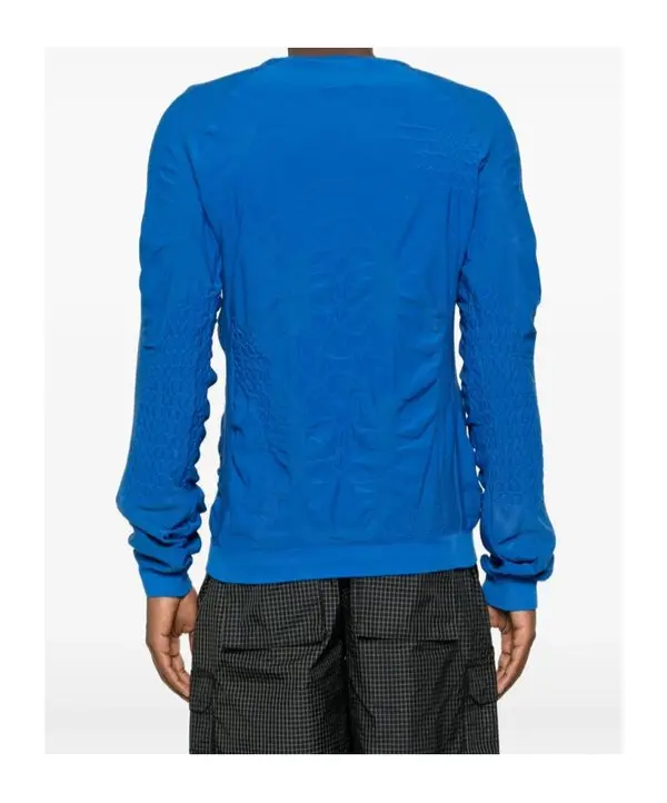 ROA Wama 3d Textured-knit Long-sleeve T-shirt