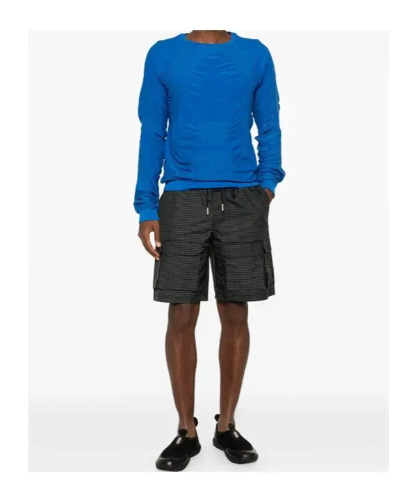 ROA Wama 3d Textured-knit Long-sleeve T-shirt