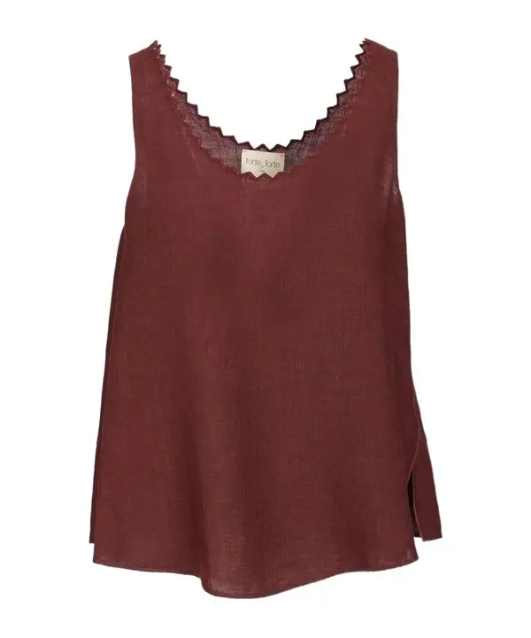 FORTE_FORTE Crew-neck Tank Top