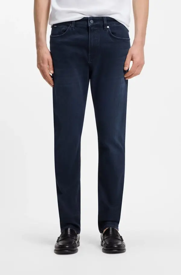 Hugo Boss Slim-fit Jeans In Stretch Cotton Blend