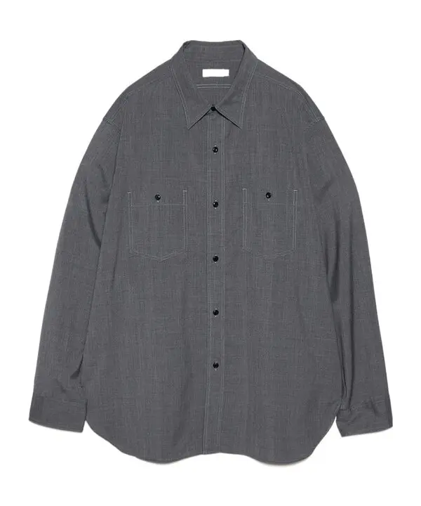 Nanamica Wool Blend Poplin Shirt