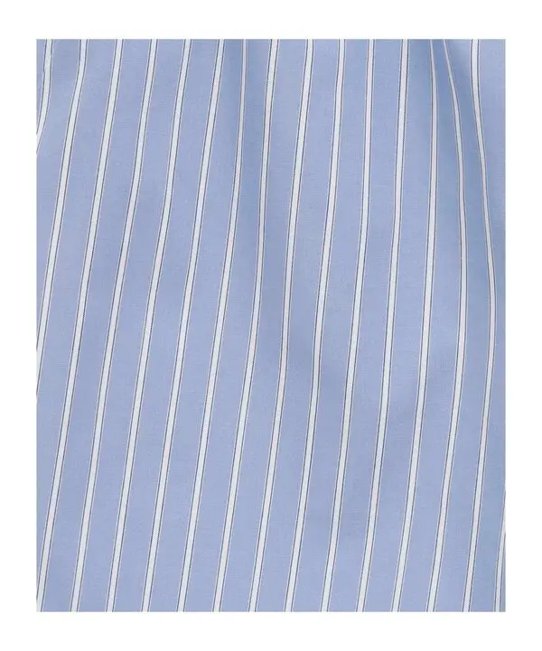THE FRANKIE SHOP Striped Wide-leg Shorts
