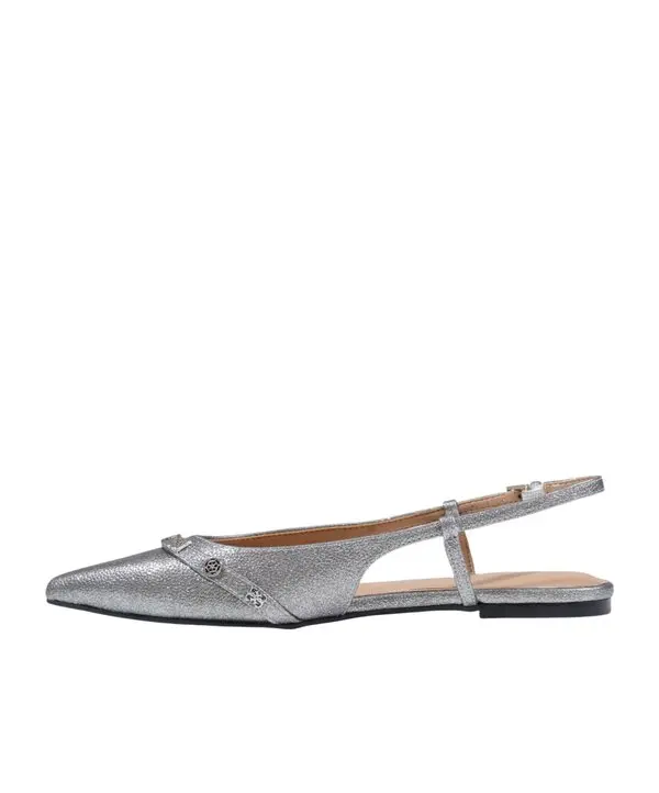Guess Metallic-effect Slingback Ballet Flats