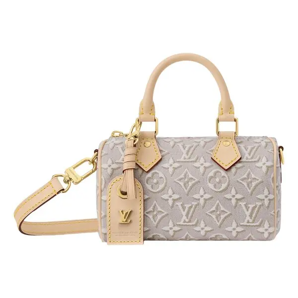 LOUIS VUITTON Nano Speedy Bag - Beige