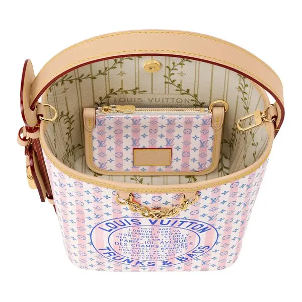 LOUIS VUITTON Monogram Bucket Bag - Blue
