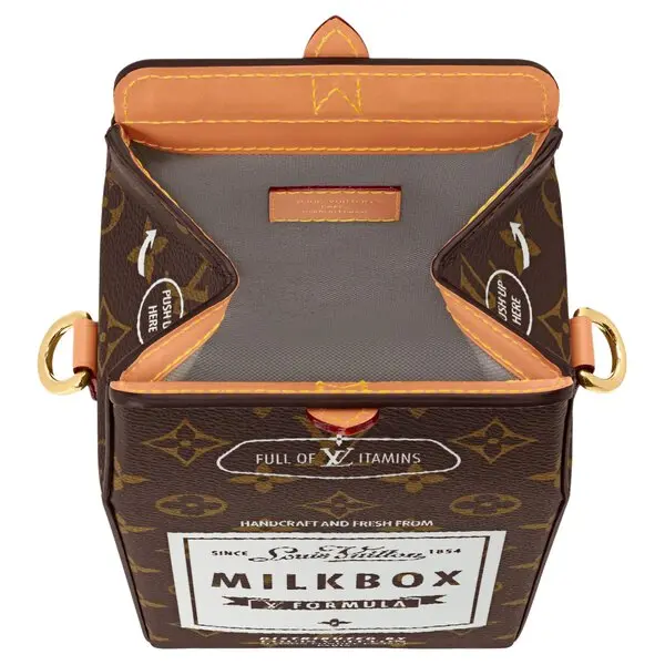 LOUIS VUITTON Monogram Milkbox Bag