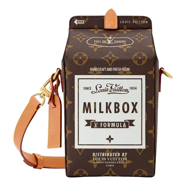 LOUIS VUITTON Monogram Milkbox Bag - Brown
