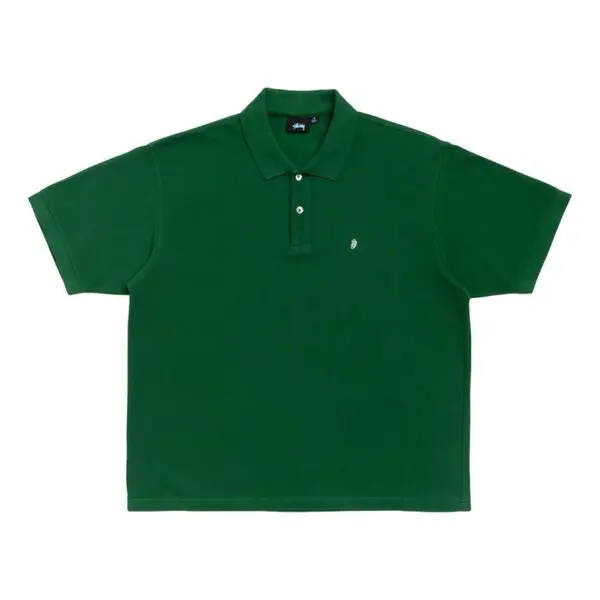 StÜssy Classic Pique Polo - Pine