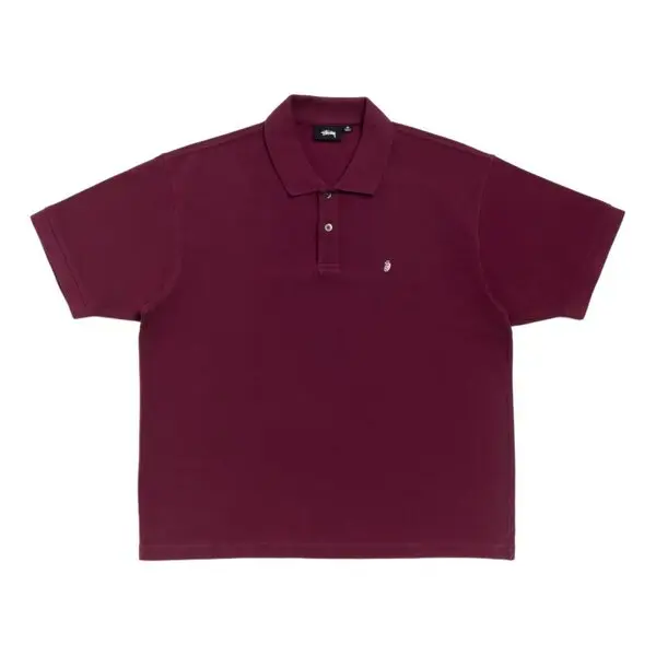 StÜssy Classic Pique Polo - Plum