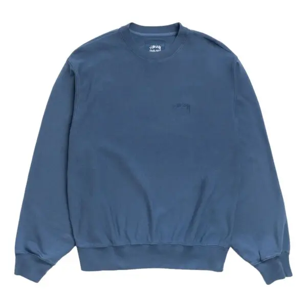 StÜssy Lightweight Terry Crew - Blue