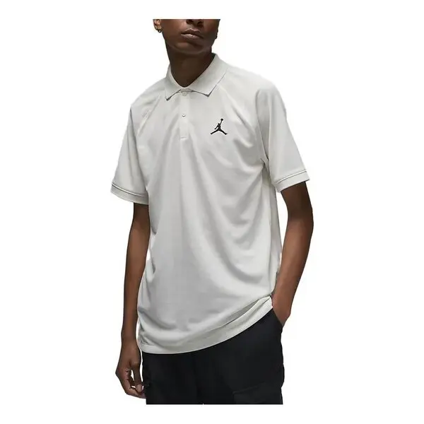 JORDAN Dri-fit Sport Golf Polo 'sail - Sail/black