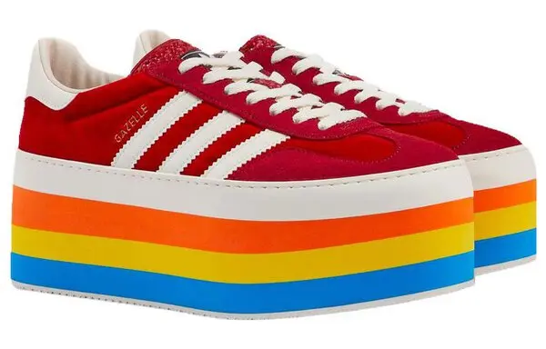 Adidas X Gucci Gazelle Platform Sneakers