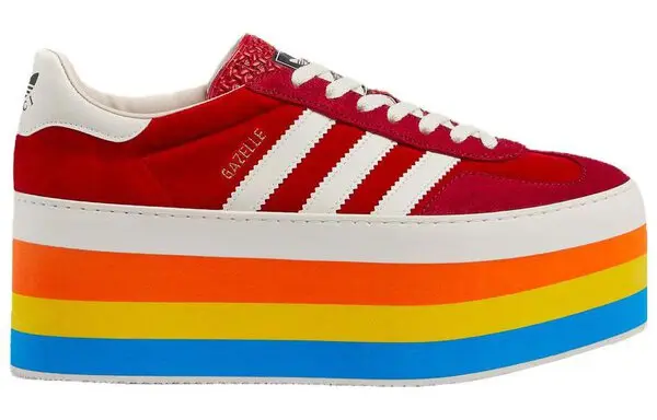Adidas X Gucci Gazelle Platform Sneakers