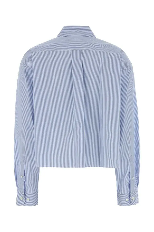 Miu Miu Embroidered Poplin Shirt