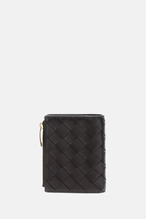 Bottega Veneta Leather Card-holder Intrecciato - Multicolor