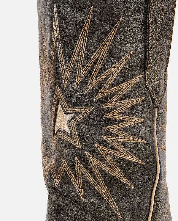 GOLDEN GOOSE Wish Star" Leather Boots
