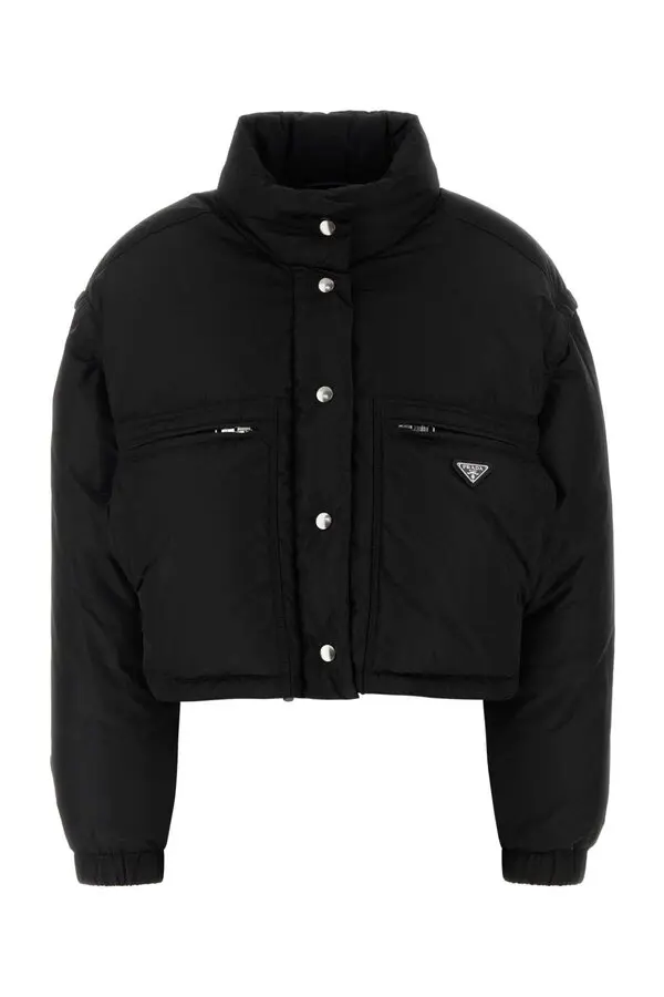 Prada Re-nylon Down Jacket - Black