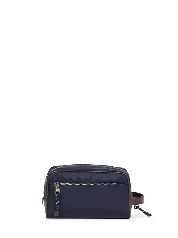 Prada Accessori Pelletteria Blue Speedrock Beauty Case