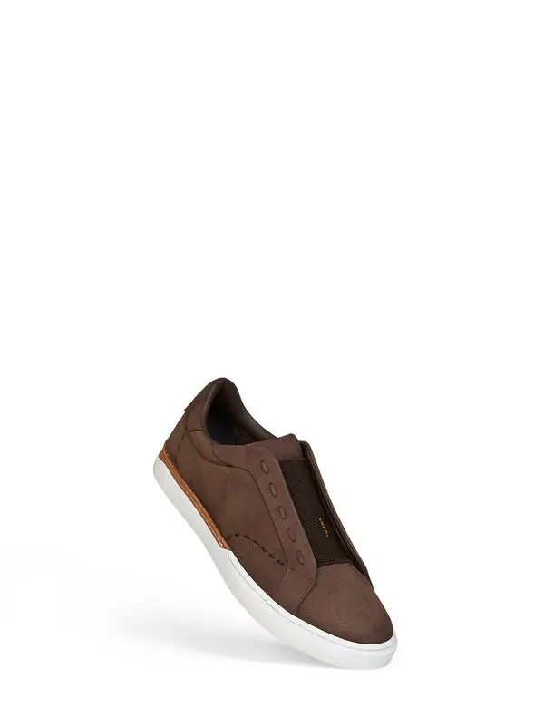 Fendi Nubuck City Low-top Sneakers - Multicolor