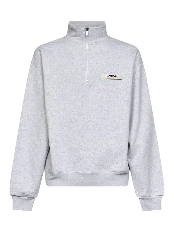 Jacquemus Zipped-rollneck Sweatshirt