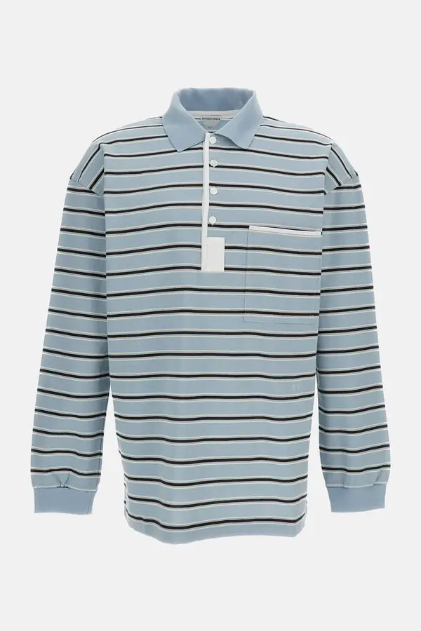 Bottega Veneta Striped Polo - Multicolor