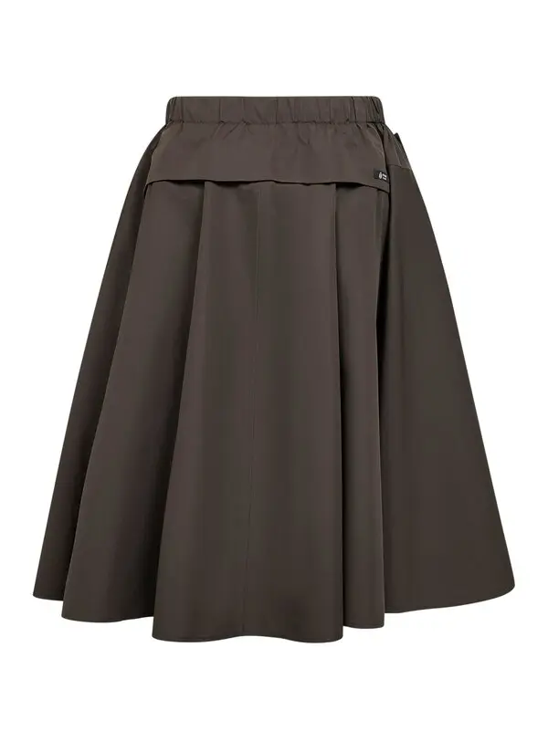 Prada Technical Canvas Circle Midi Skirt