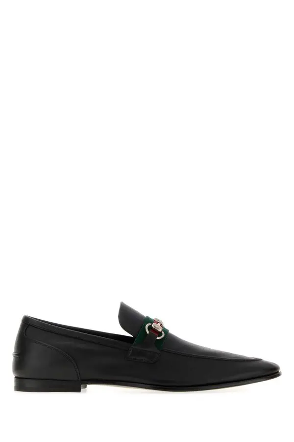 Gucci Leather Como Loafers