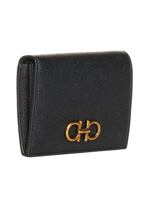 FERRAGAMO Compact Wallet 'gancini - Multicolor
