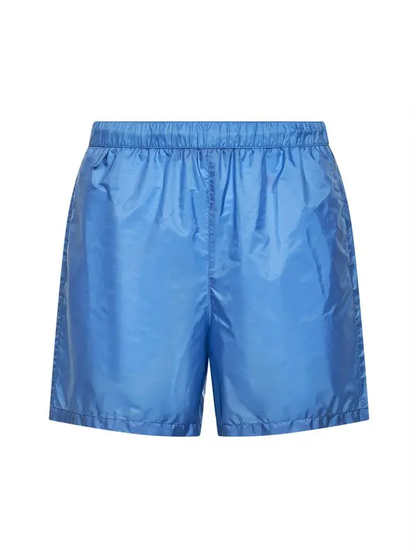 Prada Varie Light Blue Re-nylon Swim Shorts