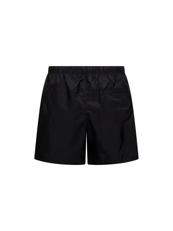 Prada Varie Black Re-nylon Swim Shorts
