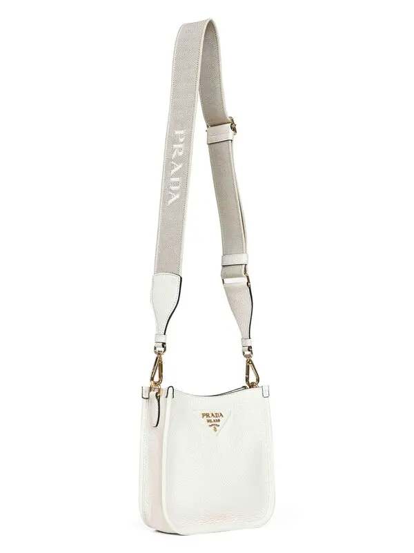Prada Borse White Mini Crossbody Bag