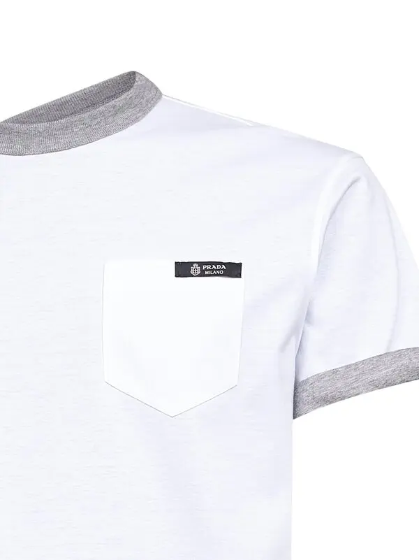 Prada Abbigliamento Reversible Cotton T-shirt - Multicolor