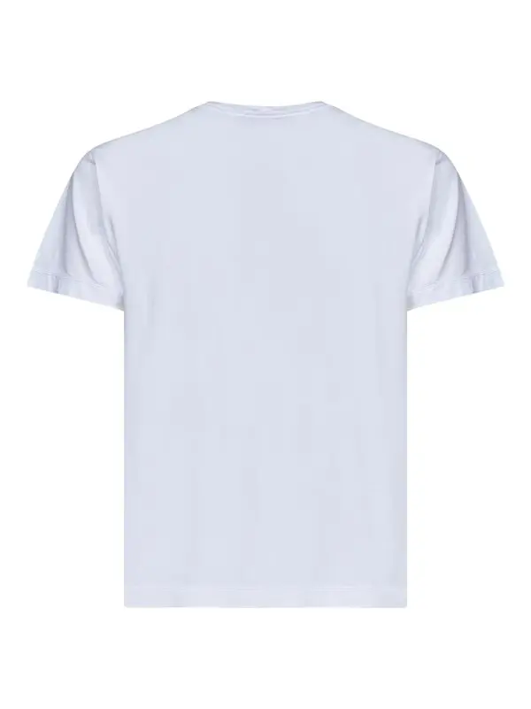 Stone Island White 60/2 Cotton Jersey Slim-fit T-shirt - Multicolor