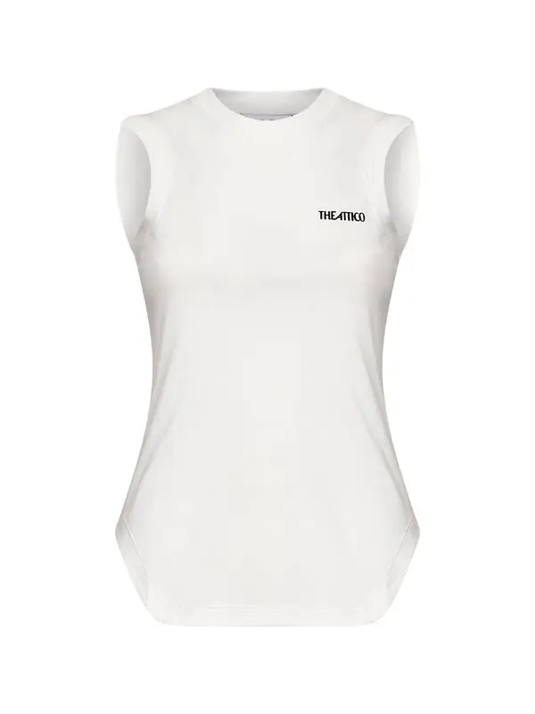 Attico Cotton Jersey Tank Top - Multicolor