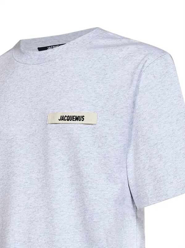 Jacquemus Grey The Gros Grain T-shirt