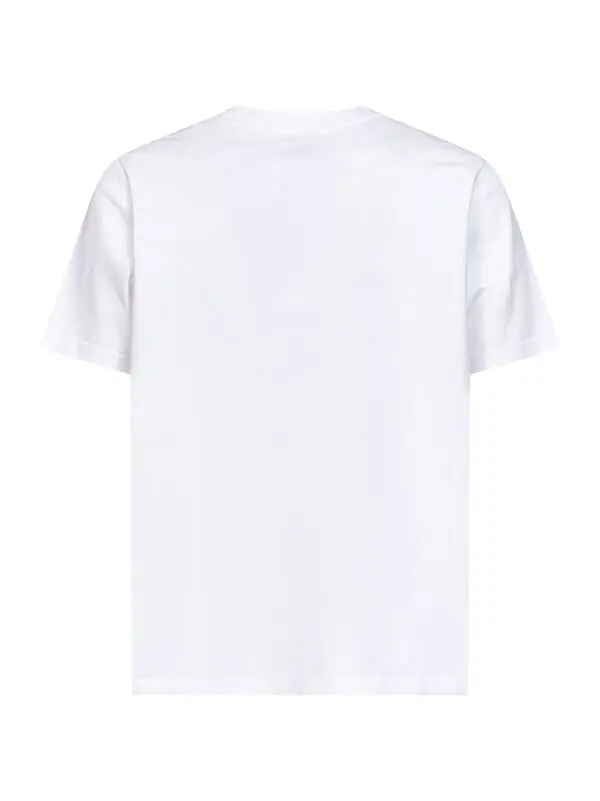 Casablanca White Cotton Jersey Sport Type T-shirt - Multicolor