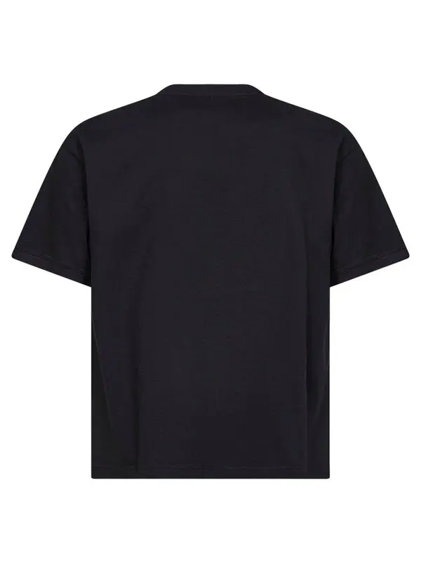 Versace Black Cotton Jersey Printed Regular T-shirt - Multicolor