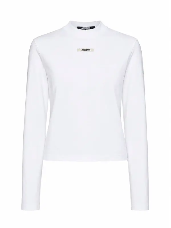 Jacquemus White The Gros Grain Long-sleeved T-shirt - Multicolor