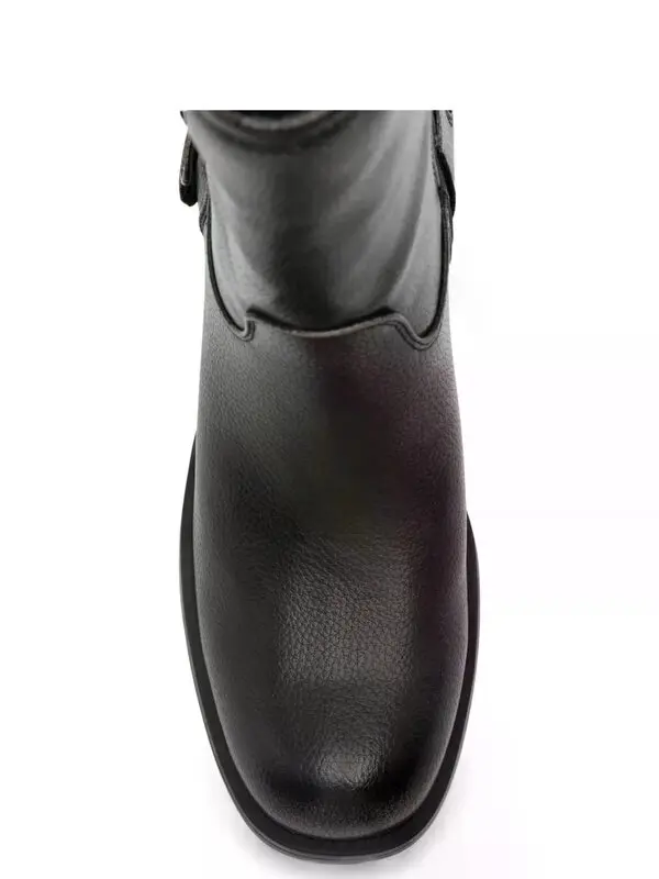 Guess Leather Buckled Boots