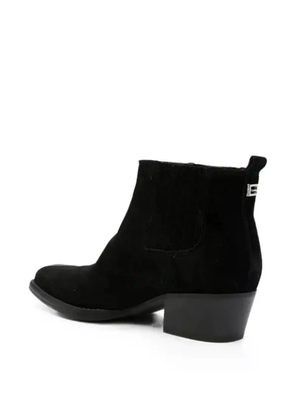 Guess Suede Block-heel Ankle Boots
