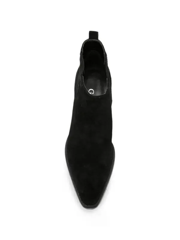 Guess Suede Block-heel Ankle Boots