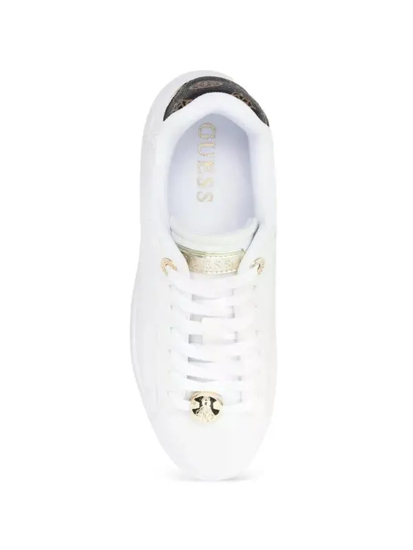 Guess Embossed Logo Platform Sneakers