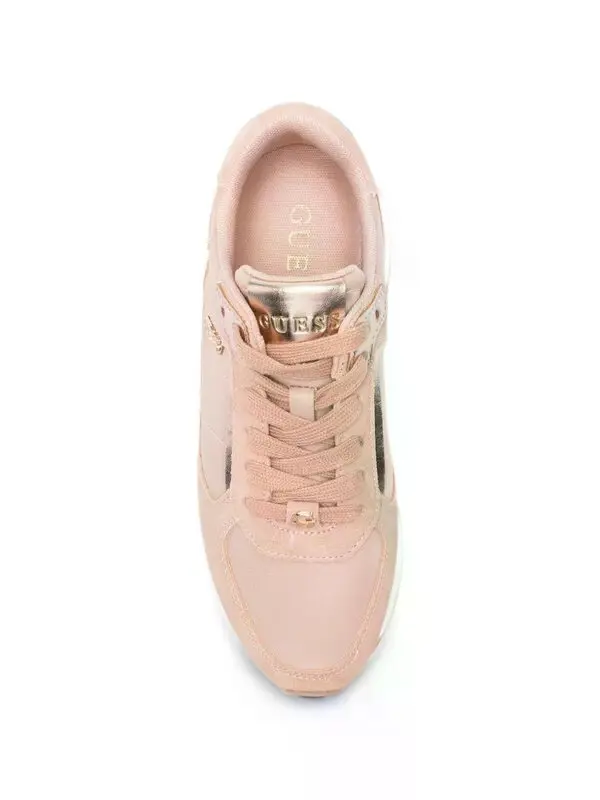 Guess Panelled Leather Sneakers