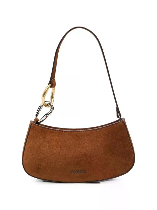 Staud Ollie Suede Shoulder Bag - Brown