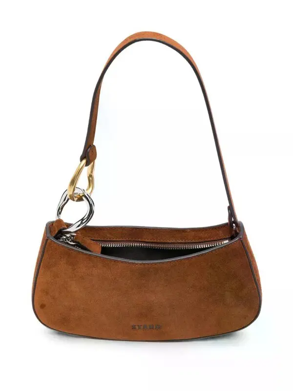 Staud Ollie Suede Shoulder Bag - Brown