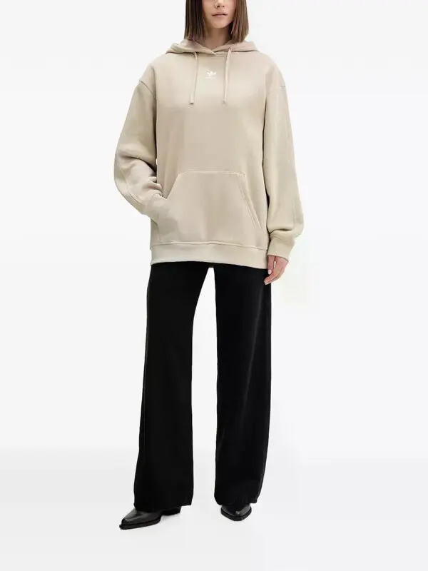 Adidas Drawstring Hoodie - Neutrals