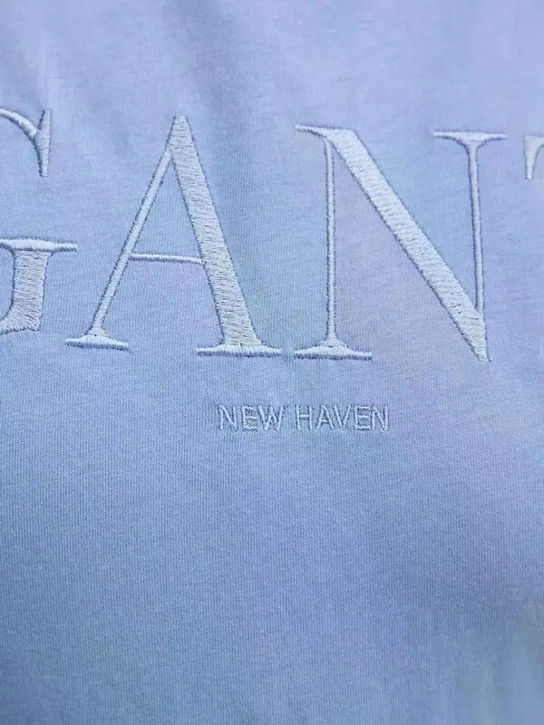 Gant Logo-embroidered T-shirt