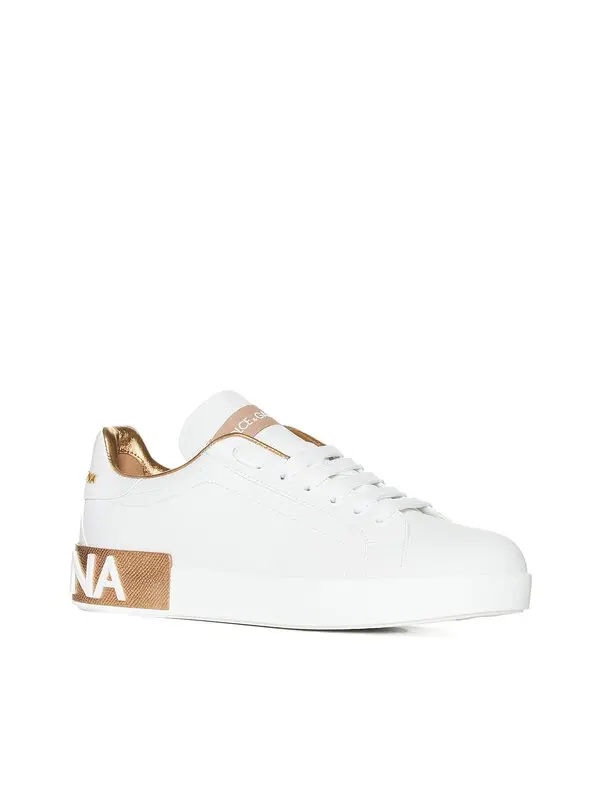 Dolce & Gabbana Portofino Calfskin Sneakers - Multicolor