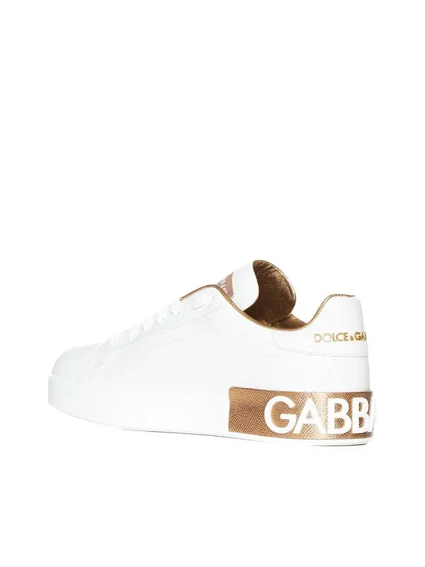 Dolce & Gabbana Portofino Calfskin Sneakers - Multicolor