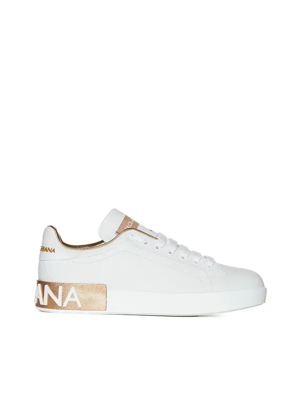 Dolce & Gabbana Portofino Calfskin Sneakers - Multicolor